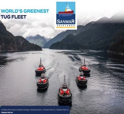 SANMAR’s Newly Built Fully Electric Tug for SAAM Towage Begins Delivery ...